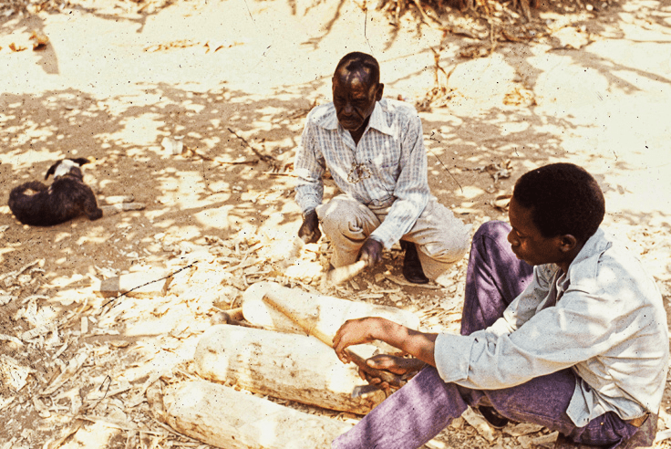 Musical instruments in Zambia: wooden boats
